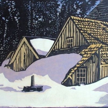 Printmaking Inspiration - William Rice, woodblock printmaker